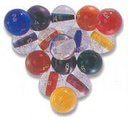 Sparkle pool balls dazzle your eyes and your pool table